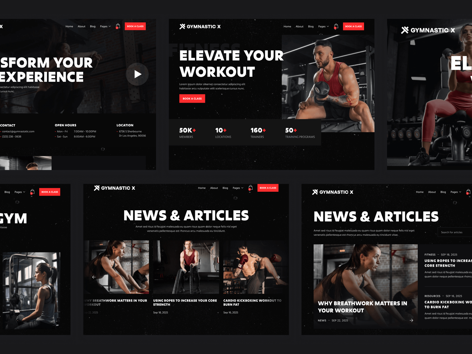 Gymnastic X - Gym HTML5 Responsive Website Template