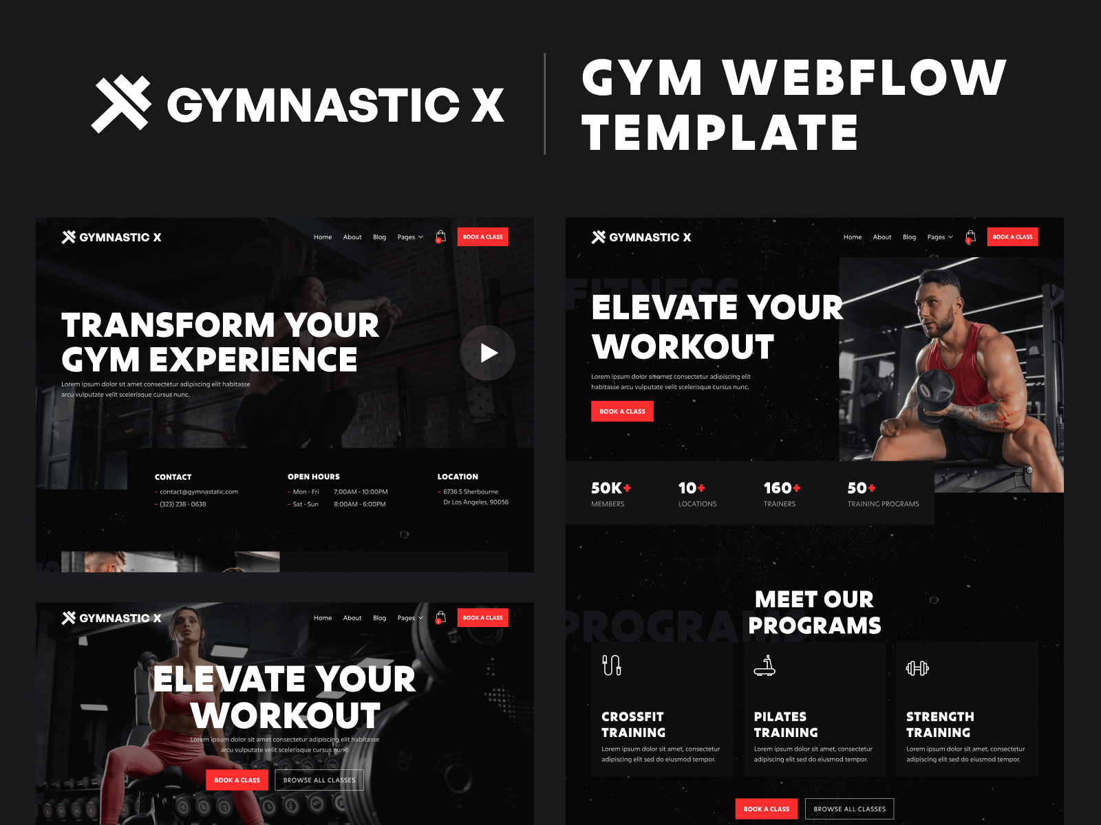 Gymnastic X - Gym HTML5 Responsive Website Template