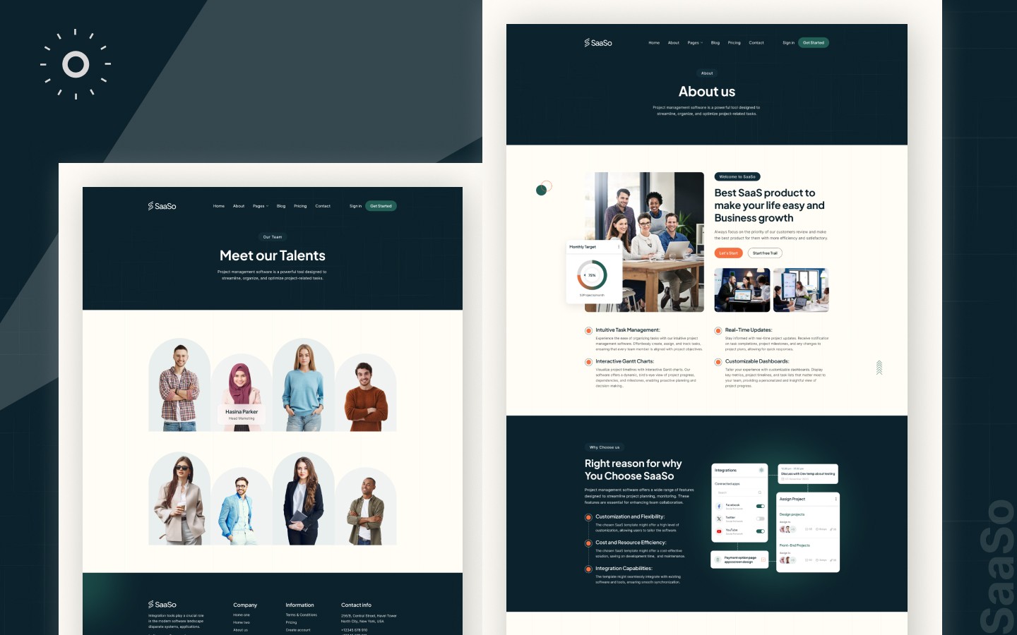 SaaSo - SaaS HTML5 Responsive Website Template