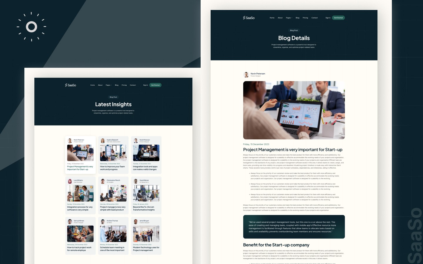 SaaSo - SaaS HTML5 Responsive Website Template