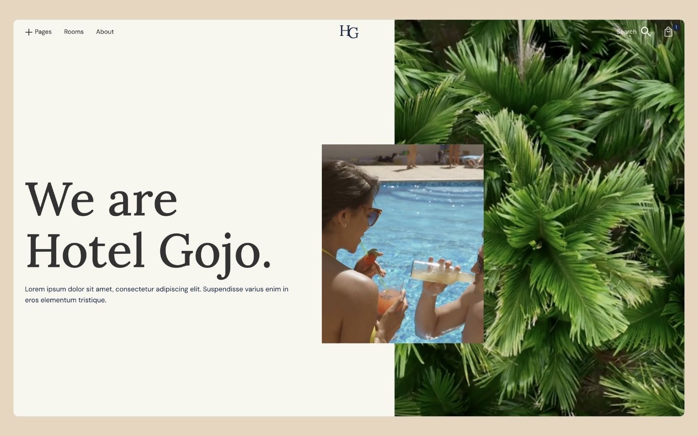 Hotel Gojo - Hotel HTML5 Responsive Website Template