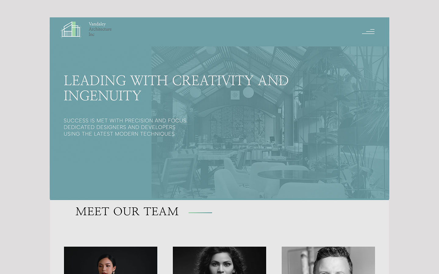 Vandaley - Architecture HTML5 Responsive Website Template