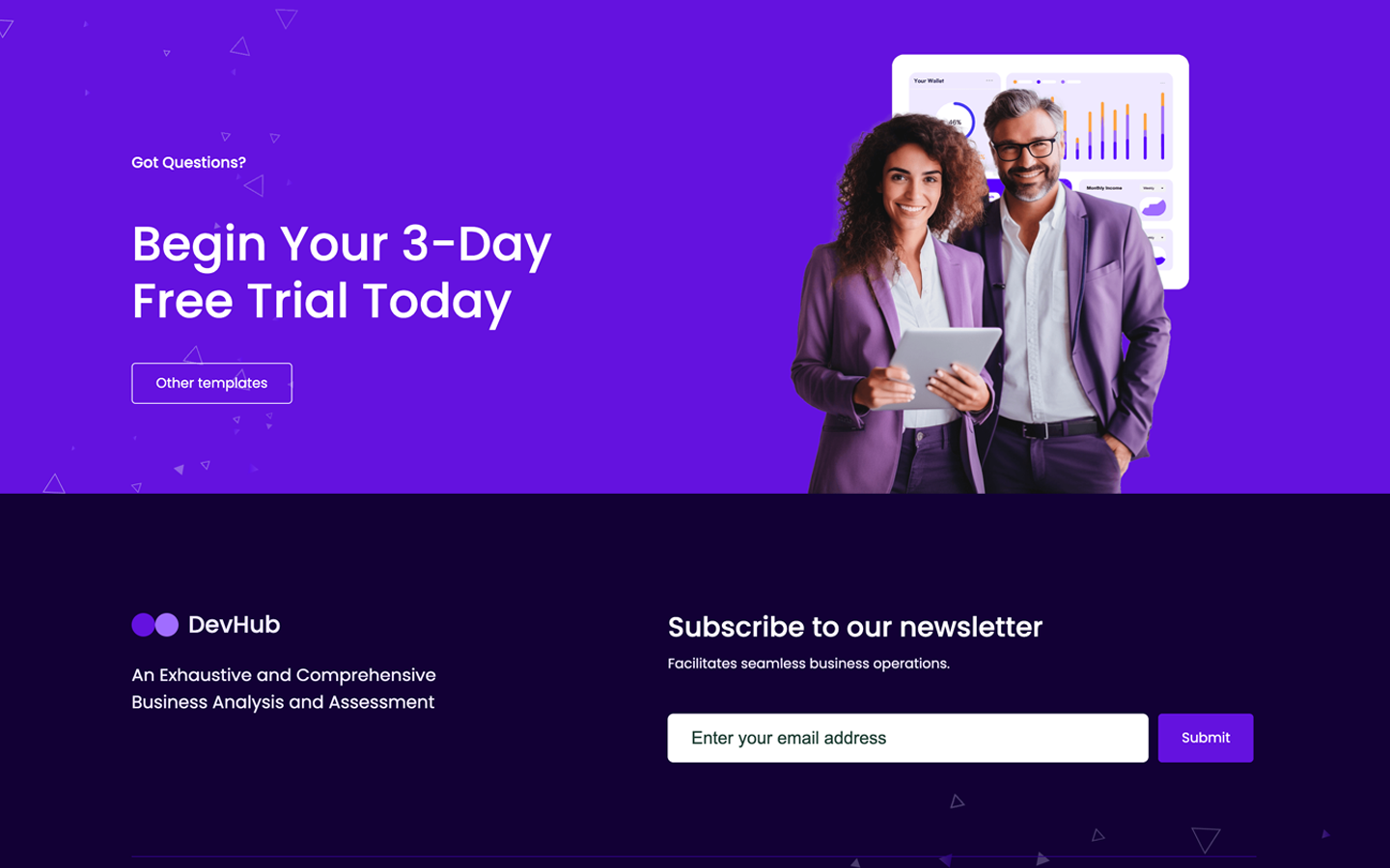 DevHub - Agency HTML5 Responsive Website Template