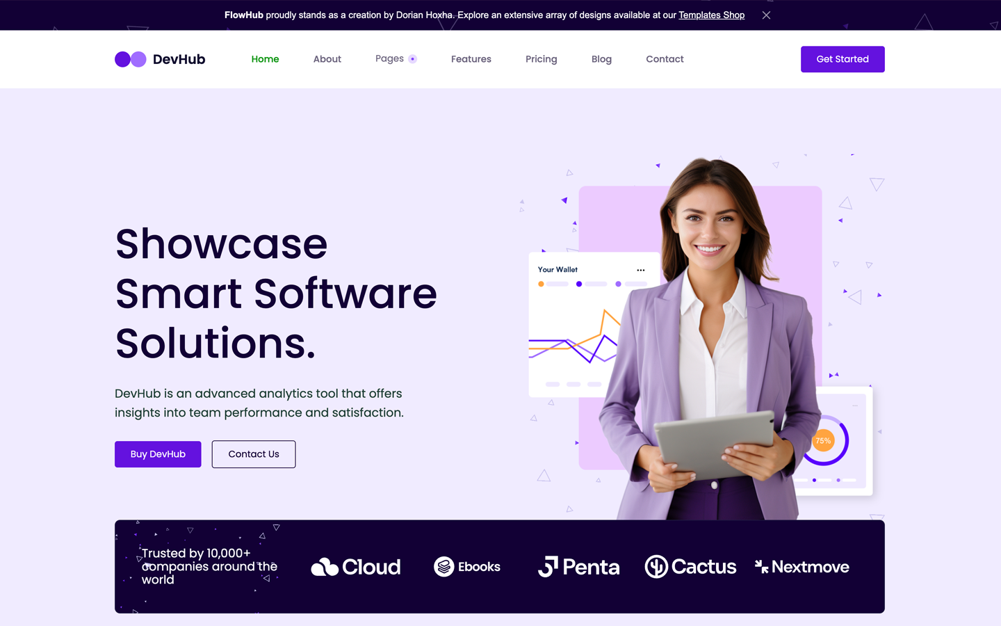 DevHub - Agency HTML5 Responsive Website Template
