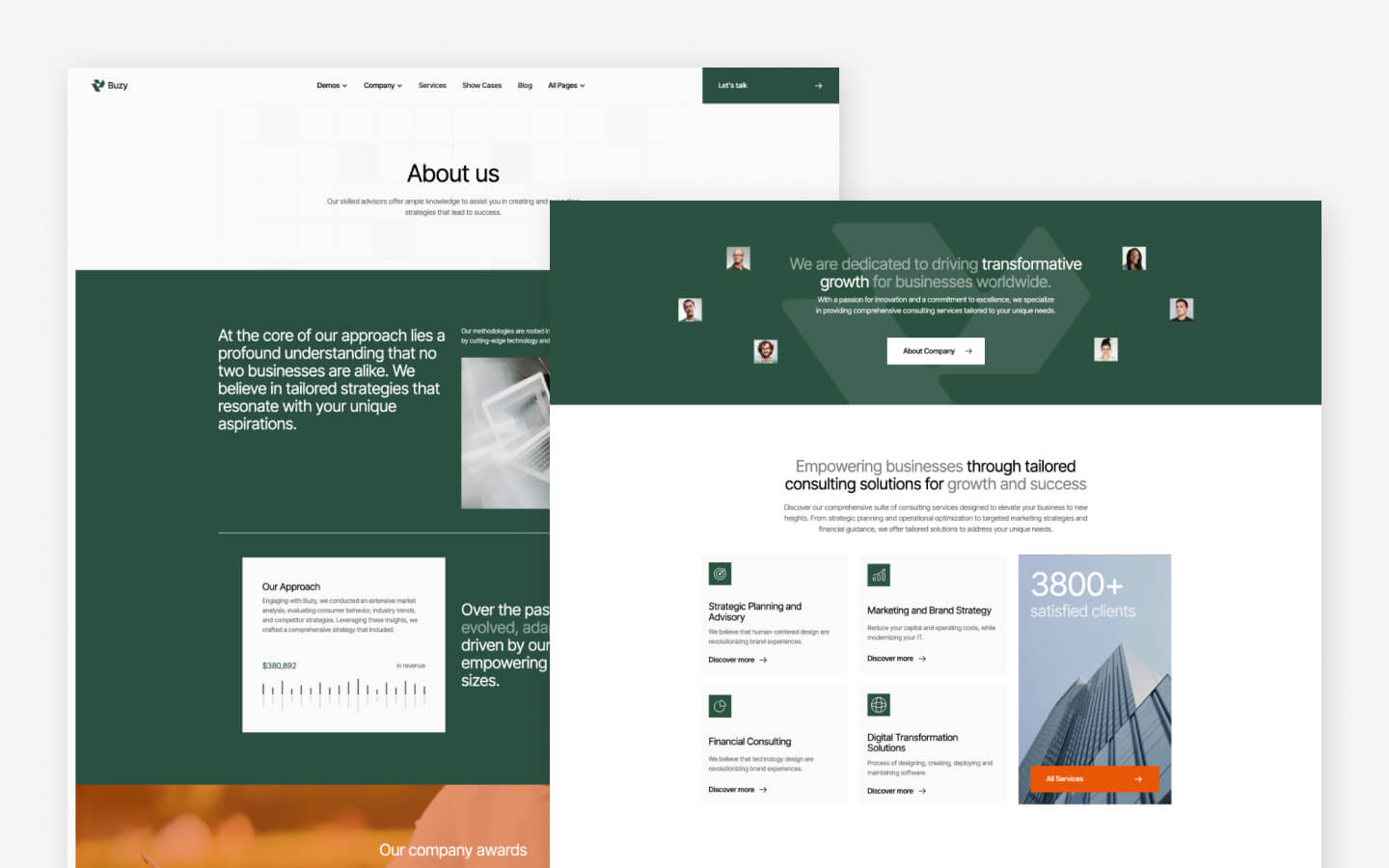 Buzy - Small Business HTML5 Responsive Website Template