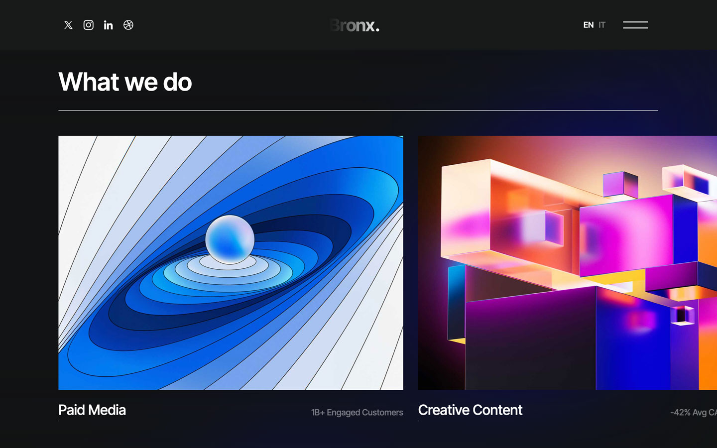 Bronx eC - Creative HTML5 Responsive Website Template