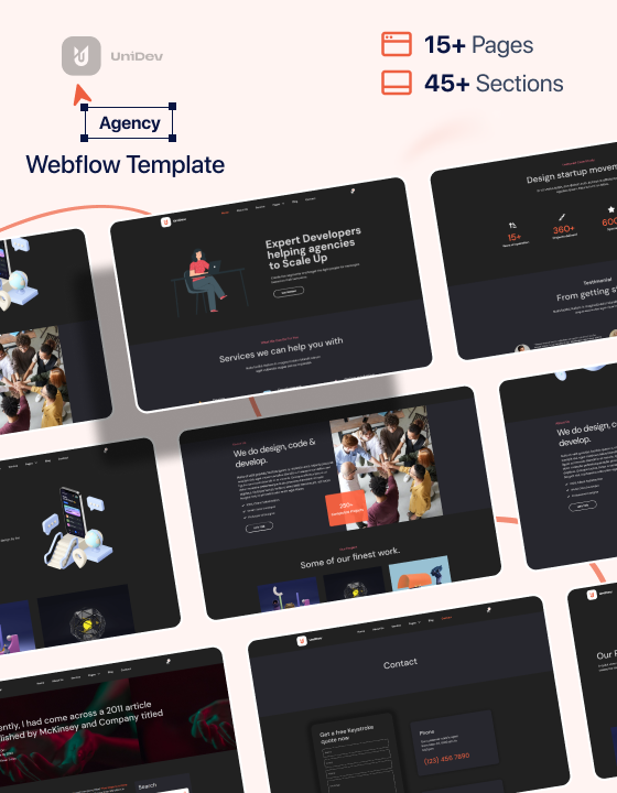 Unidev - Agency HTML5 Responsive Website Template