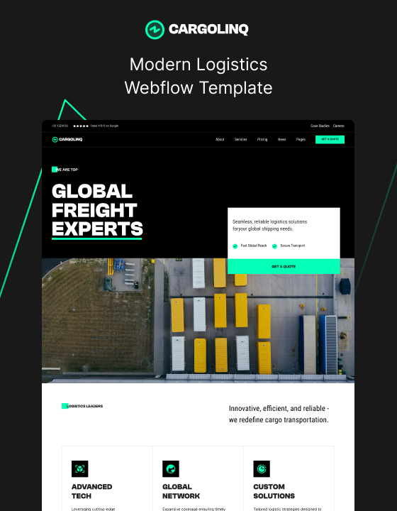 CargoLinq - Logistics HTML5 Responsive Website Template