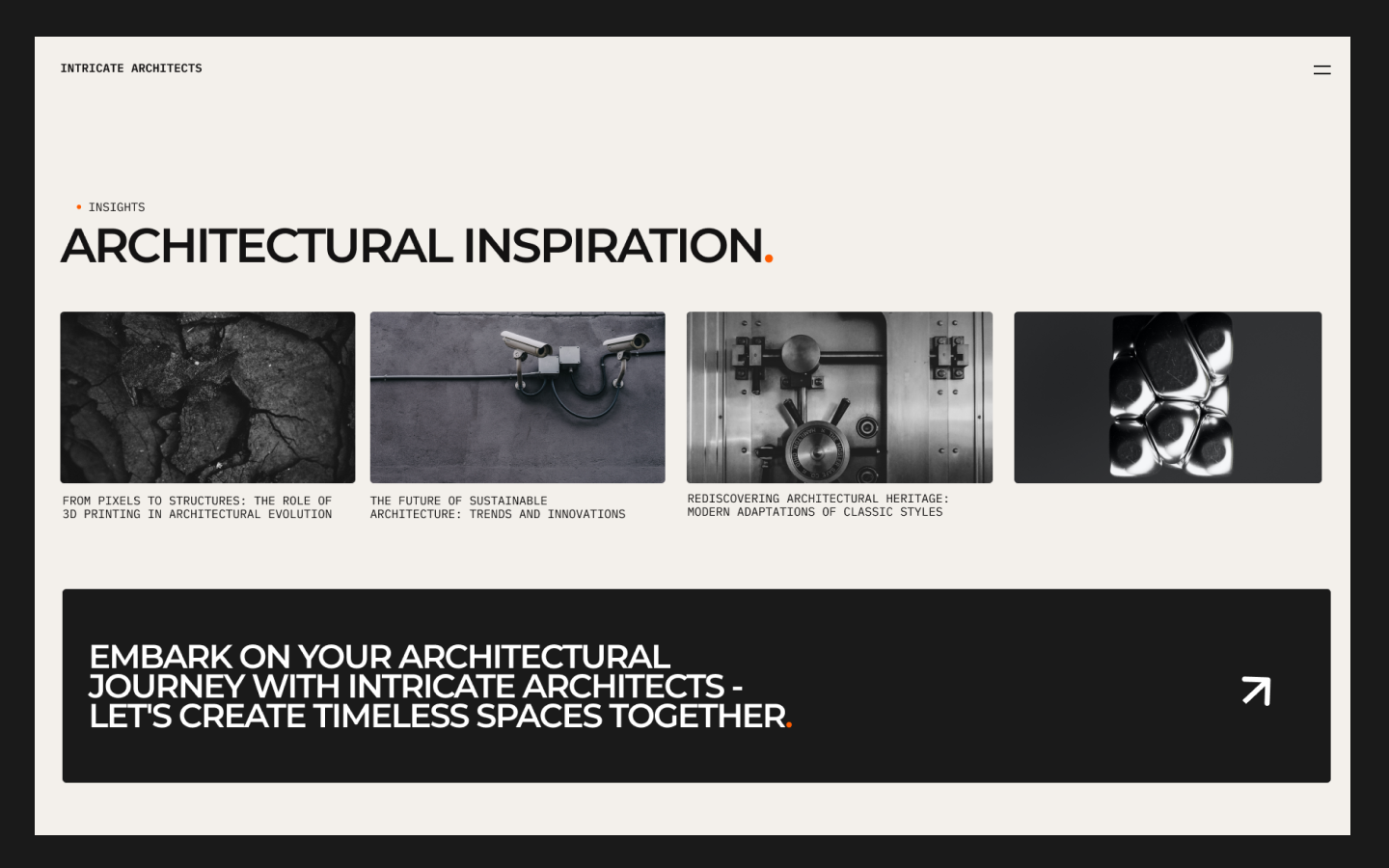 Intricate Architects - Architecture HTML5 Responsive Website Template