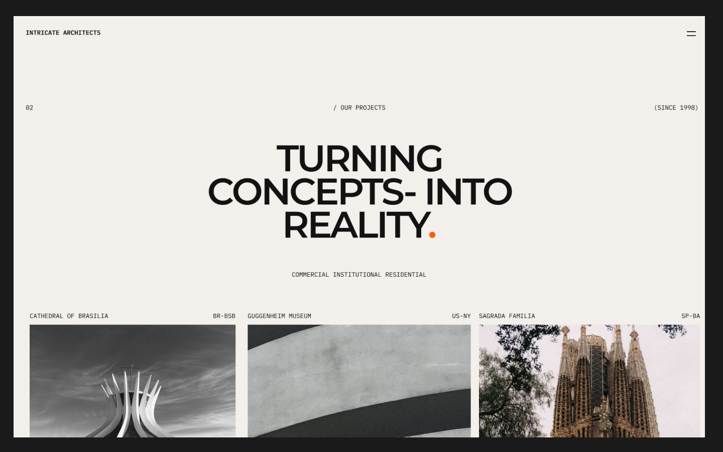 Intricate Architects - Architecture HTML5 Responsive Website Template