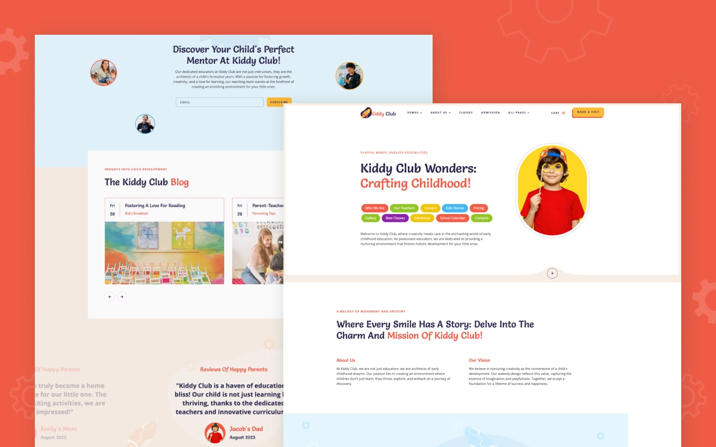 Kiddy Club - Kids HTML5 Responsive Website Template