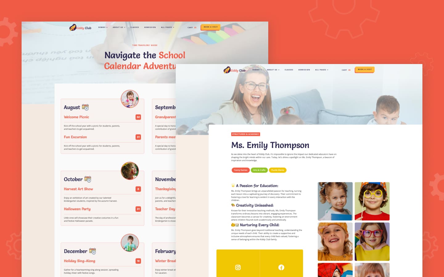 Kiddy Club - Kids HTML5 Responsive Website Template