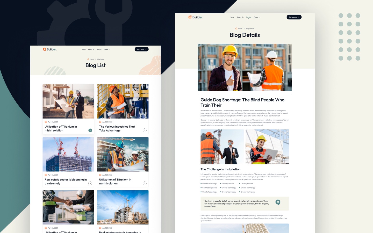 Buildo - Construction HTML5 Responsive Website Template