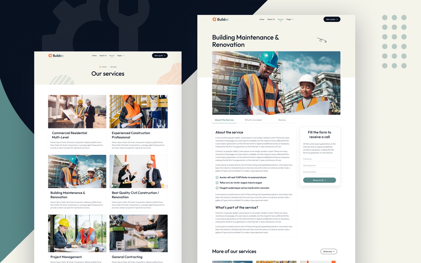 Buildo - Construction HTML5 Responsive Website Template
