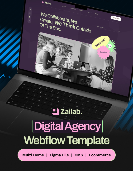 Zailab by Flowzai | Muzli Creative Store