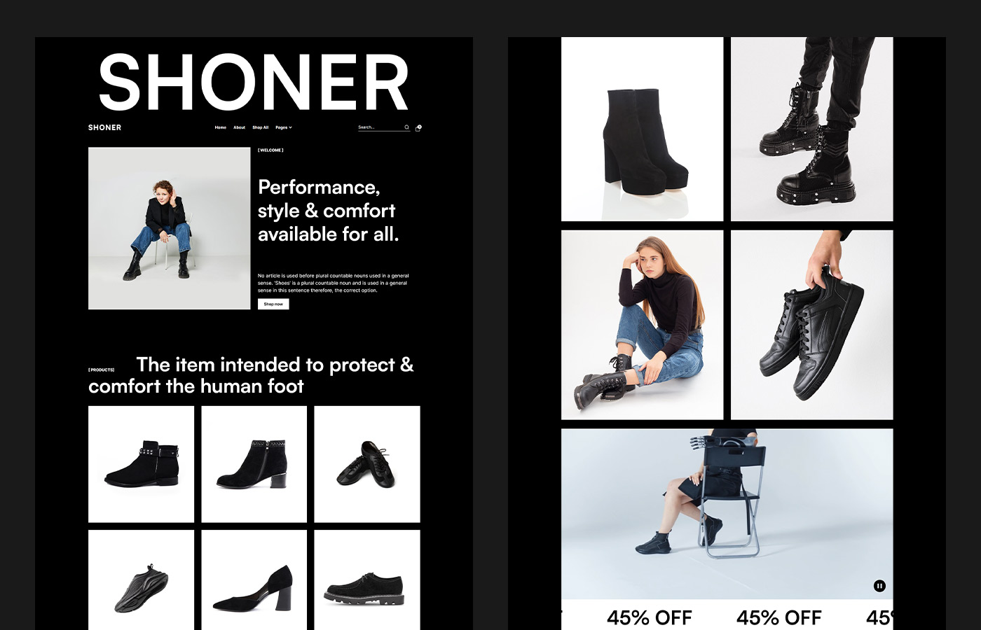 Shoner - Retail HTML5 Responsive Website Template