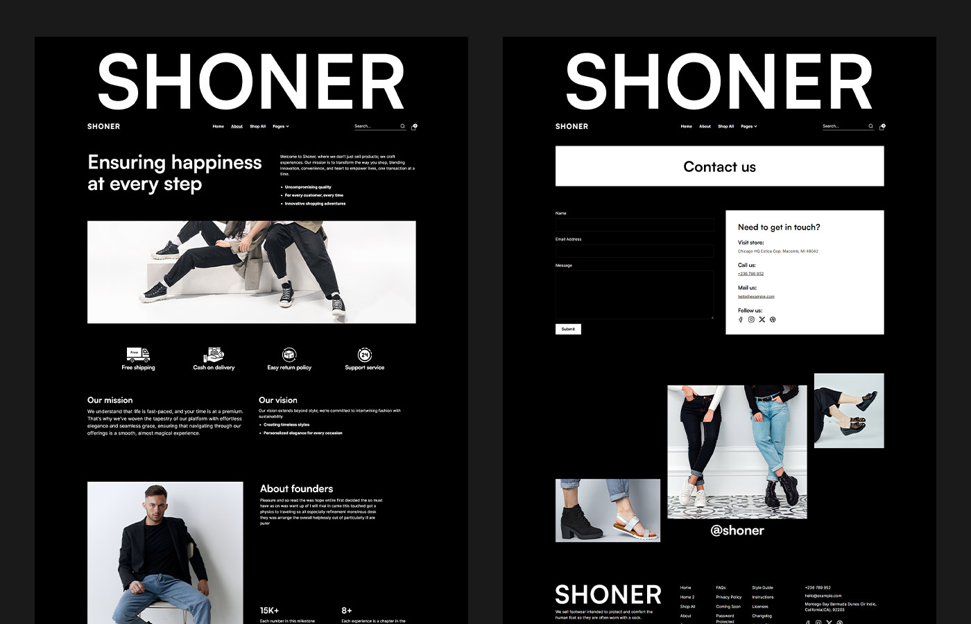 Shoner - Retail HTML5 Responsive Website Template