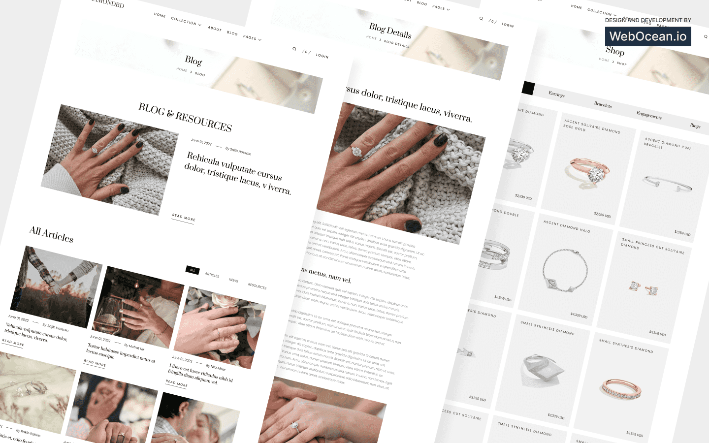 Diamond-bd - Jewelry HTML5 Responsive Website Template