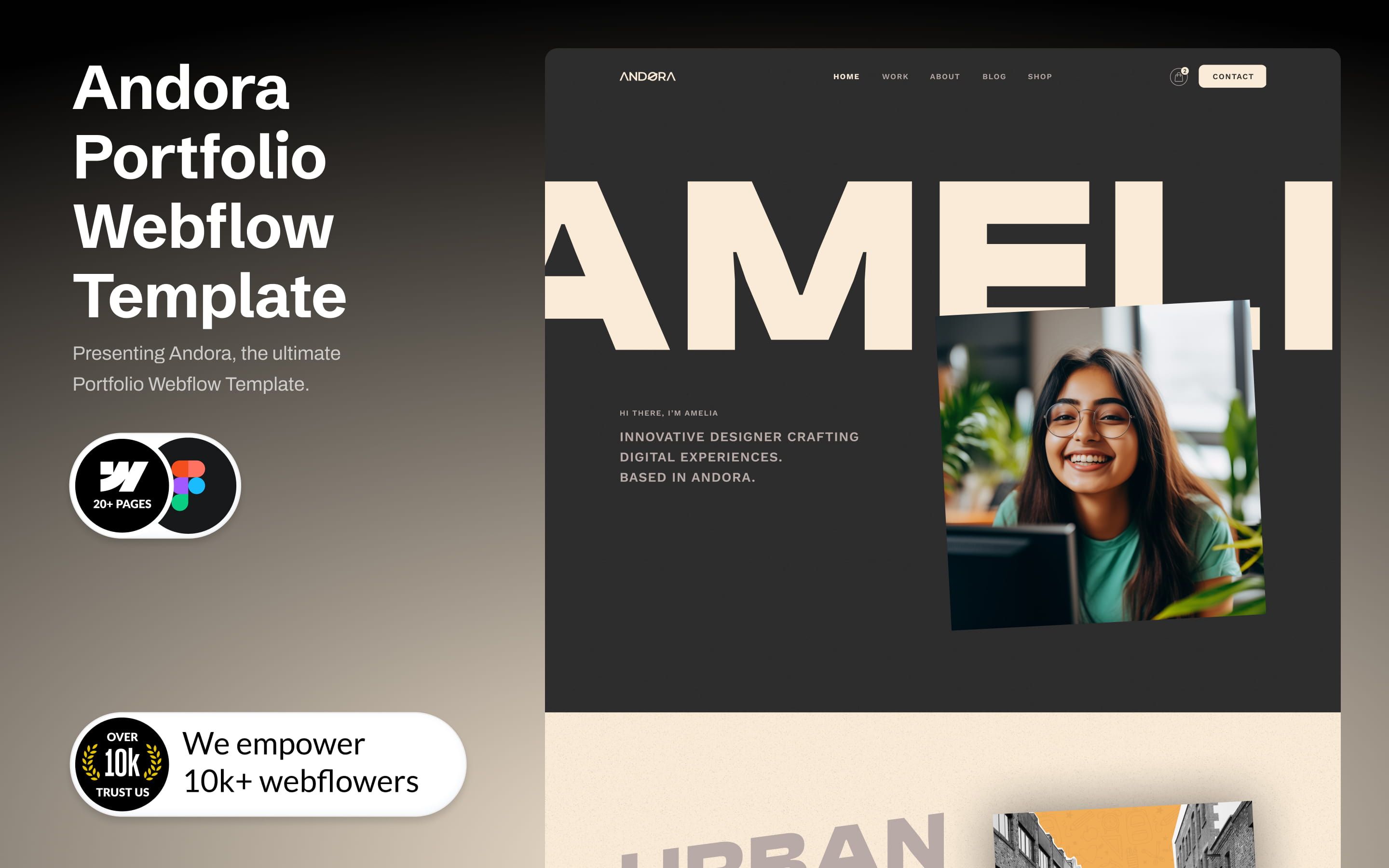 Andora - Portfolio HTML5 Responsive Website Template