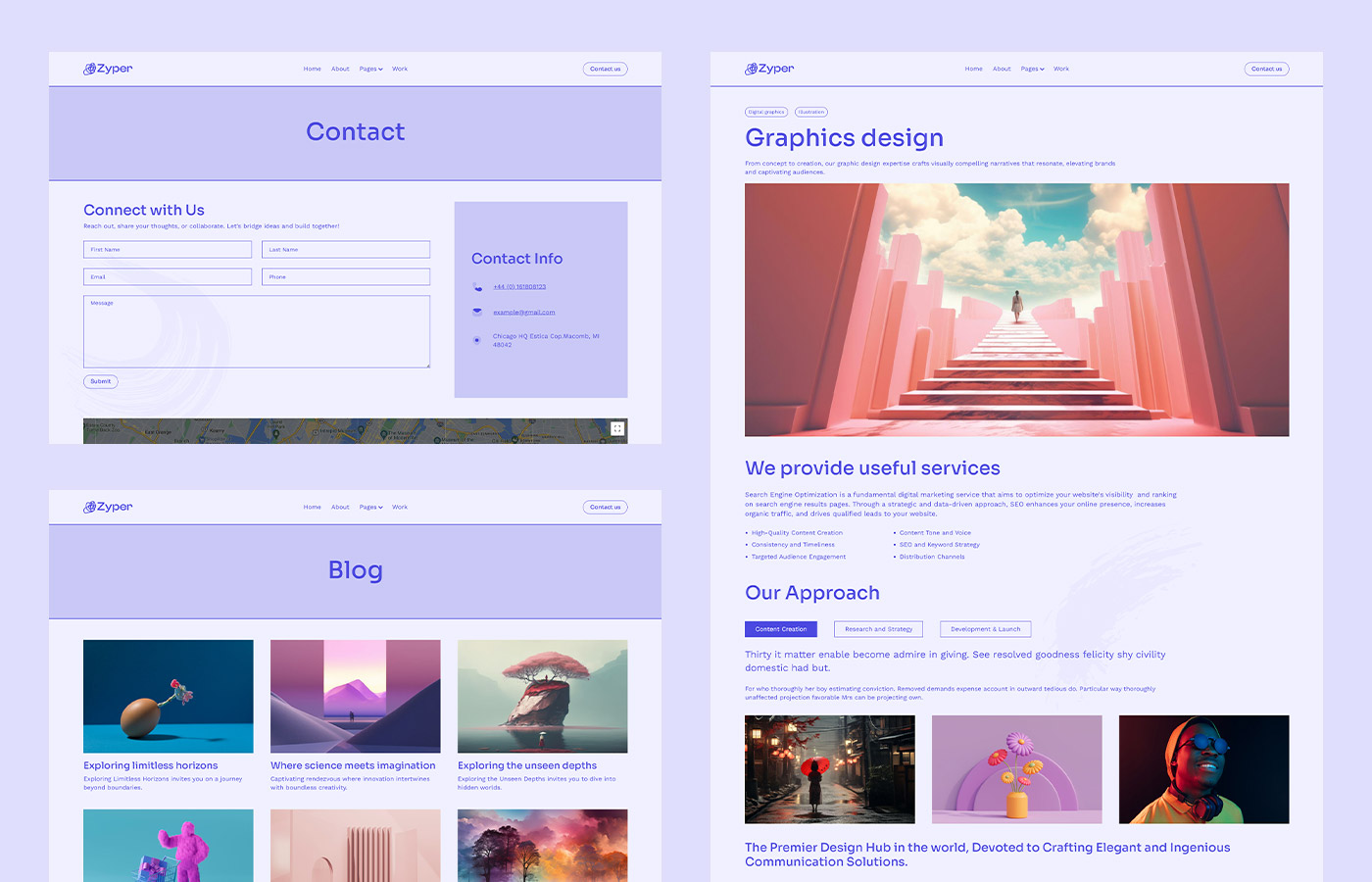 Zyper - Portfolio HTML5 Responsive Website Template