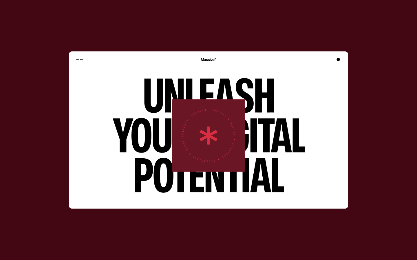 Massive - Agency HTML5 Responsive Website Template