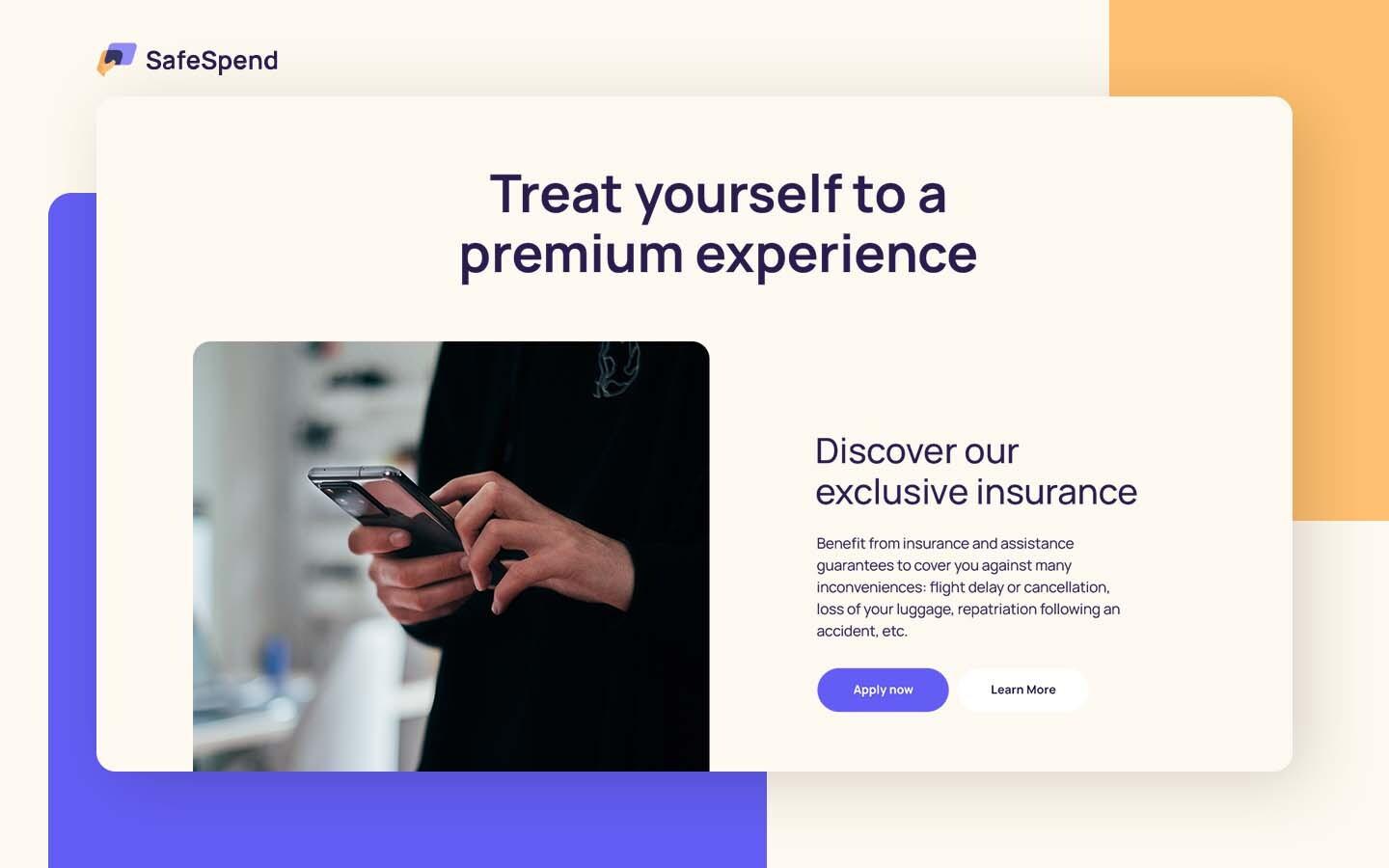 Safe Spend - Finance HTML5 Responsive Website Template