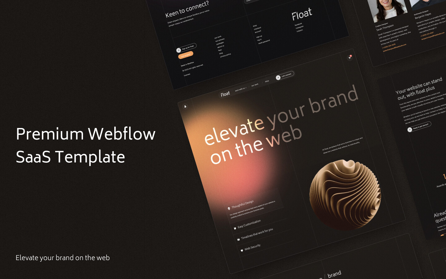 Float Plus - SaaS HTML5 Responsive Website Template