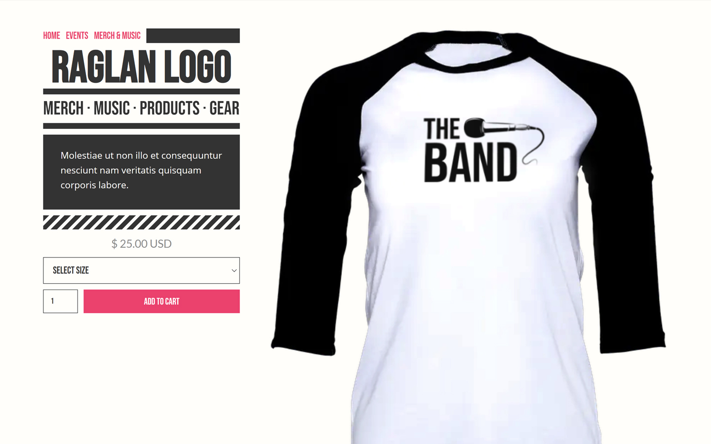 Band - Music HTML5 Responsive Website Template