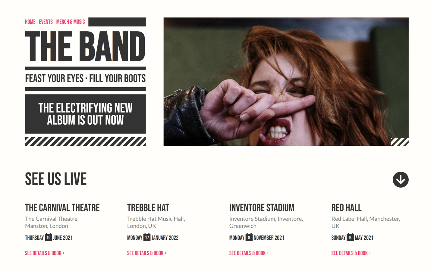 Band - Music HTML5 Responsive Website Template