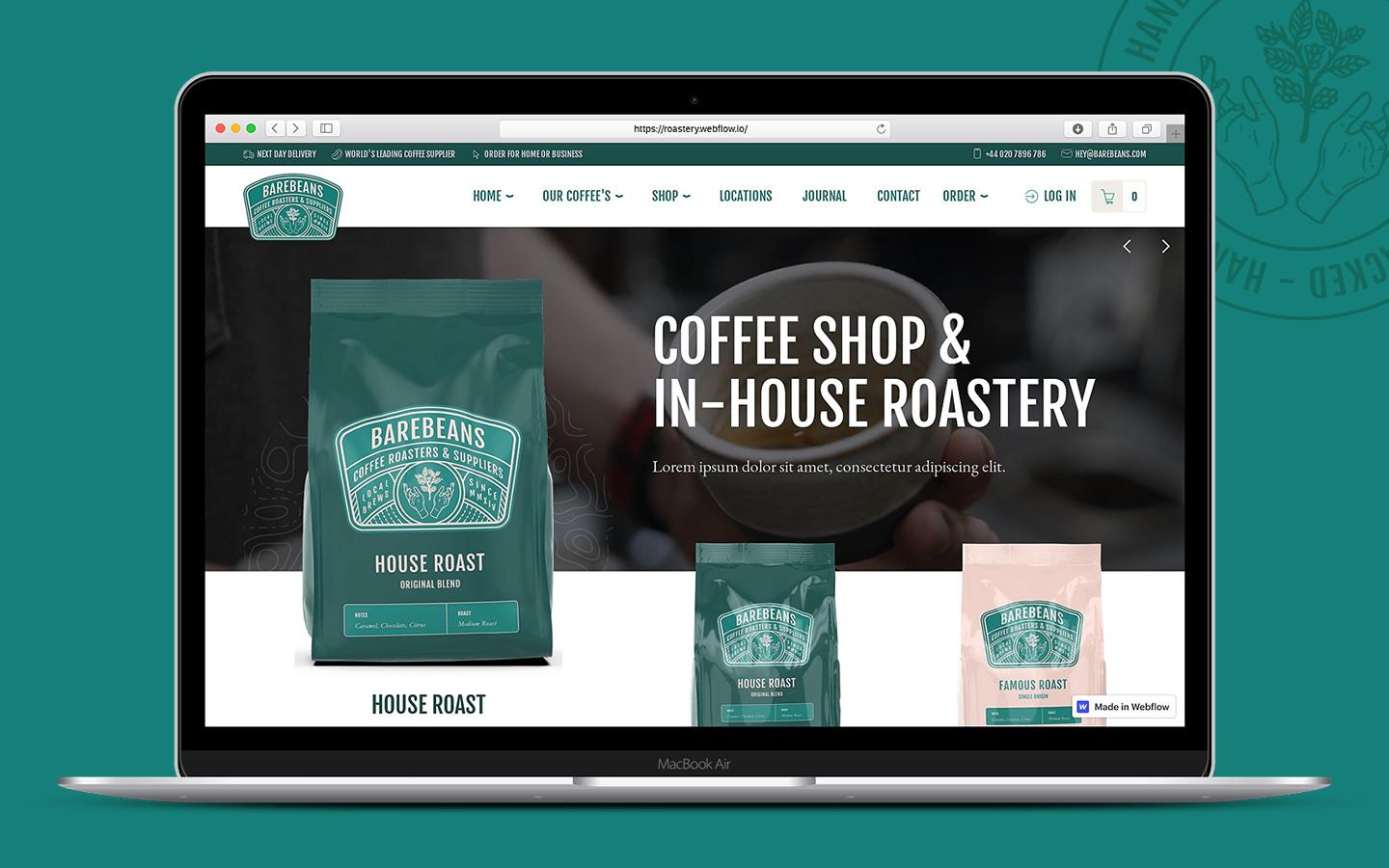 Barebeans - Coffee Shop HTML5 Responsive Website Template