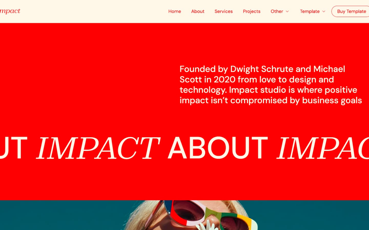 Impact Studio - Agency HTML5 Responsive Website Template