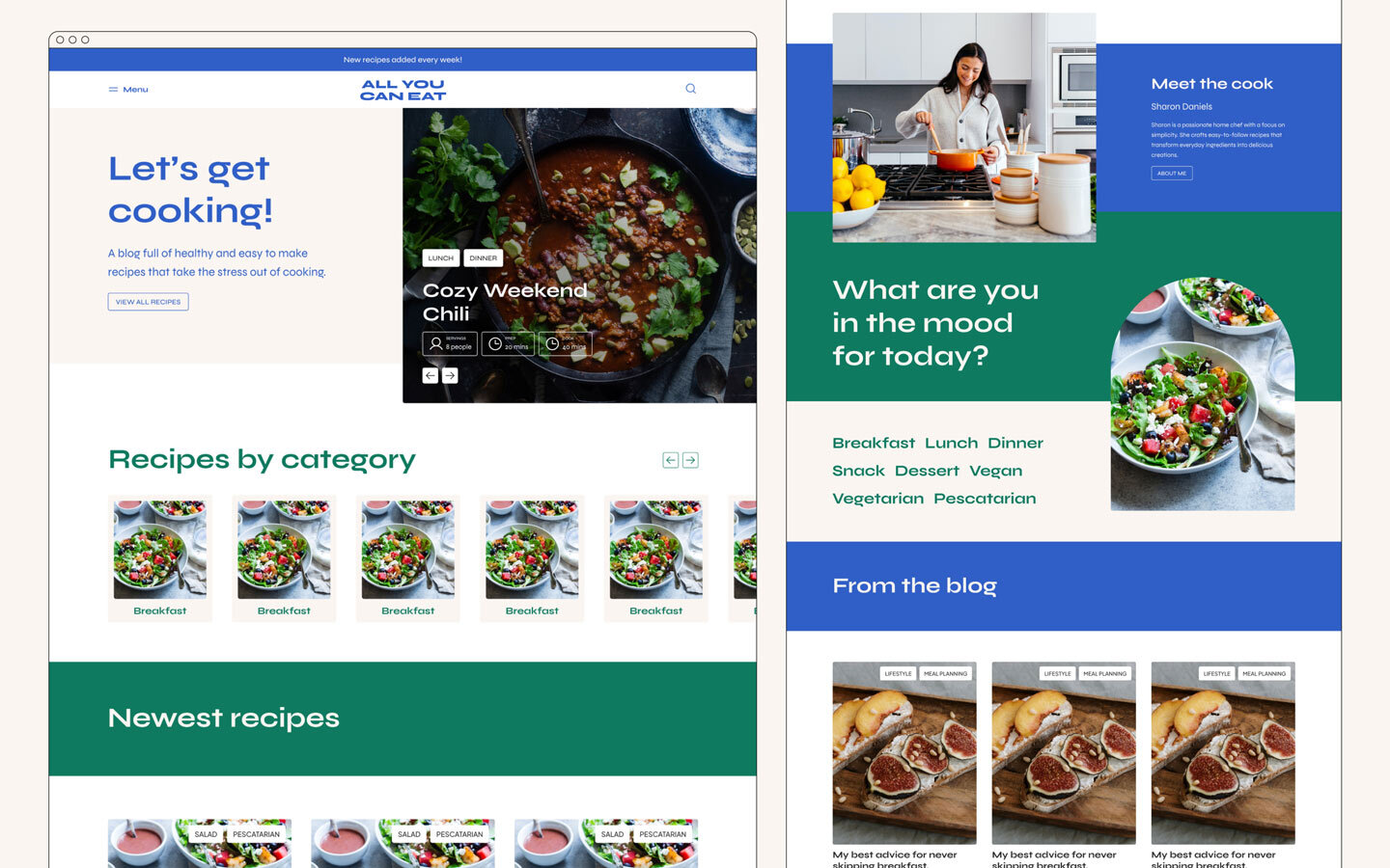 All You Can Eat - Recipe HTML5 Responsive Website Template