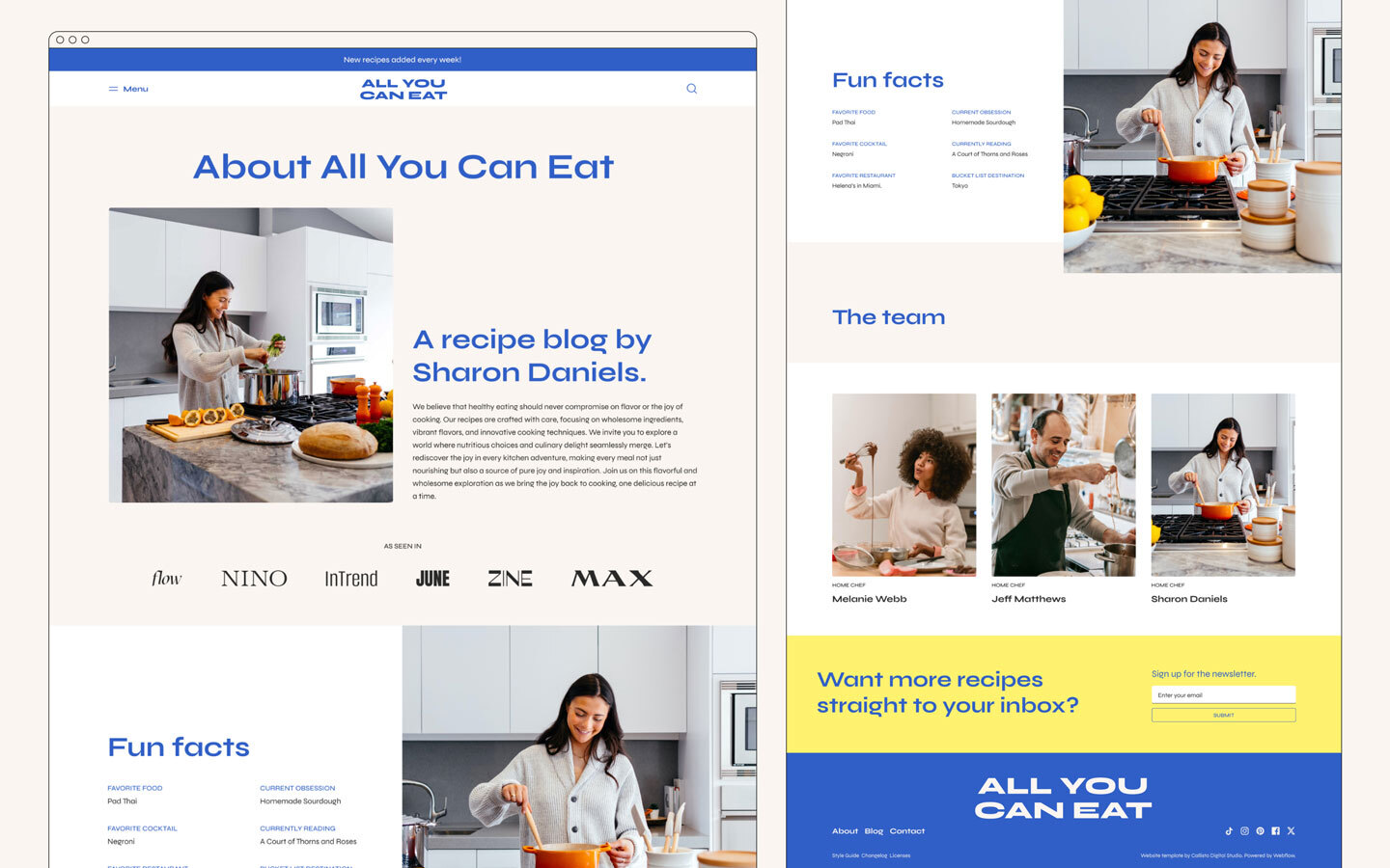 All You Can Eat - Recipe HTML5 Responsive Website Template