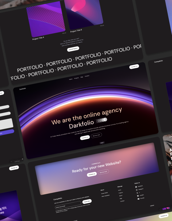 Darkfoli by Trinker Media | Muzli Creative Store