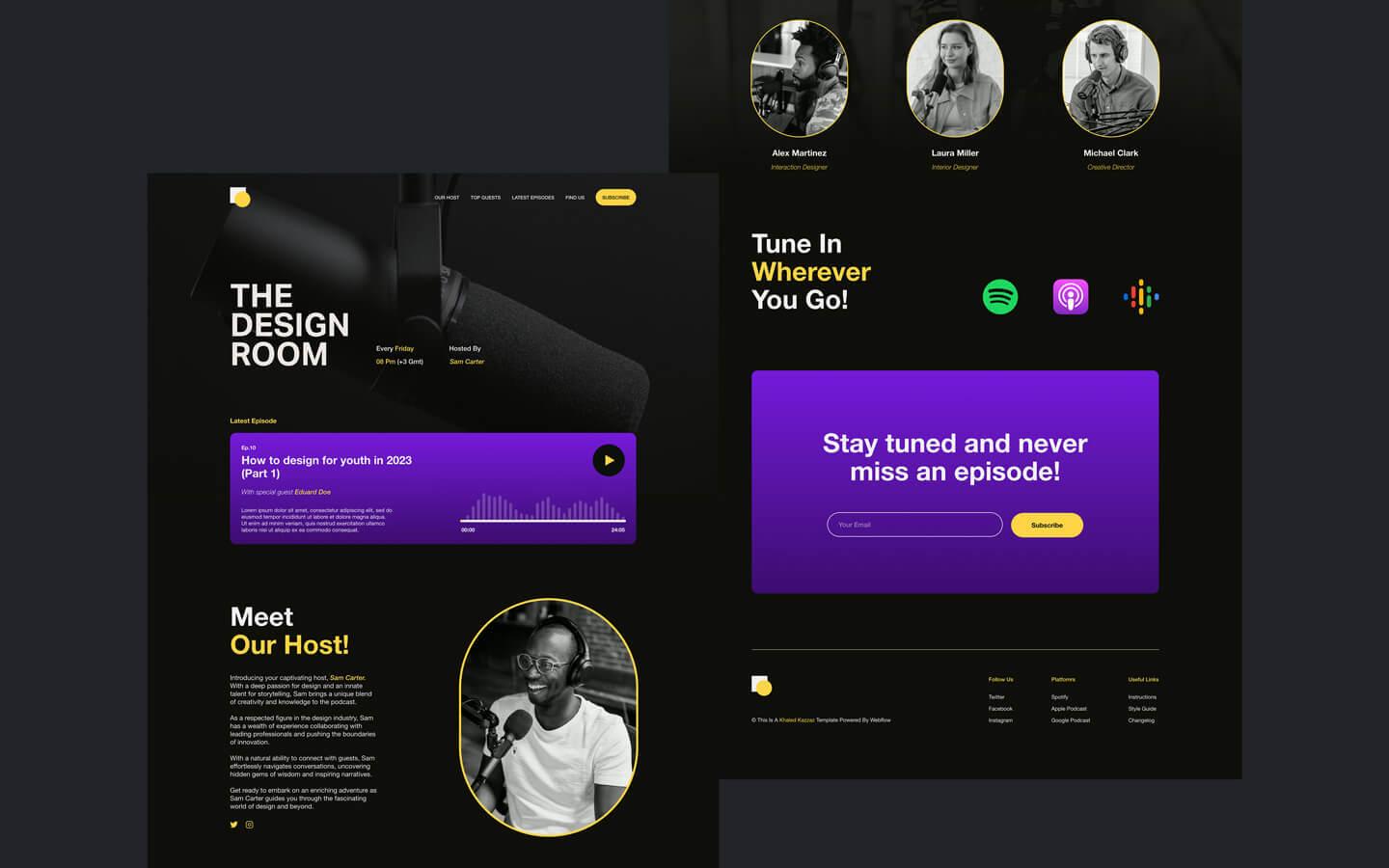 P-cast - Podcast HTML5 Responsive Website Template