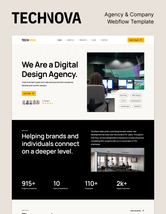 TechNova - Agency HTML5 Responsive Website Template