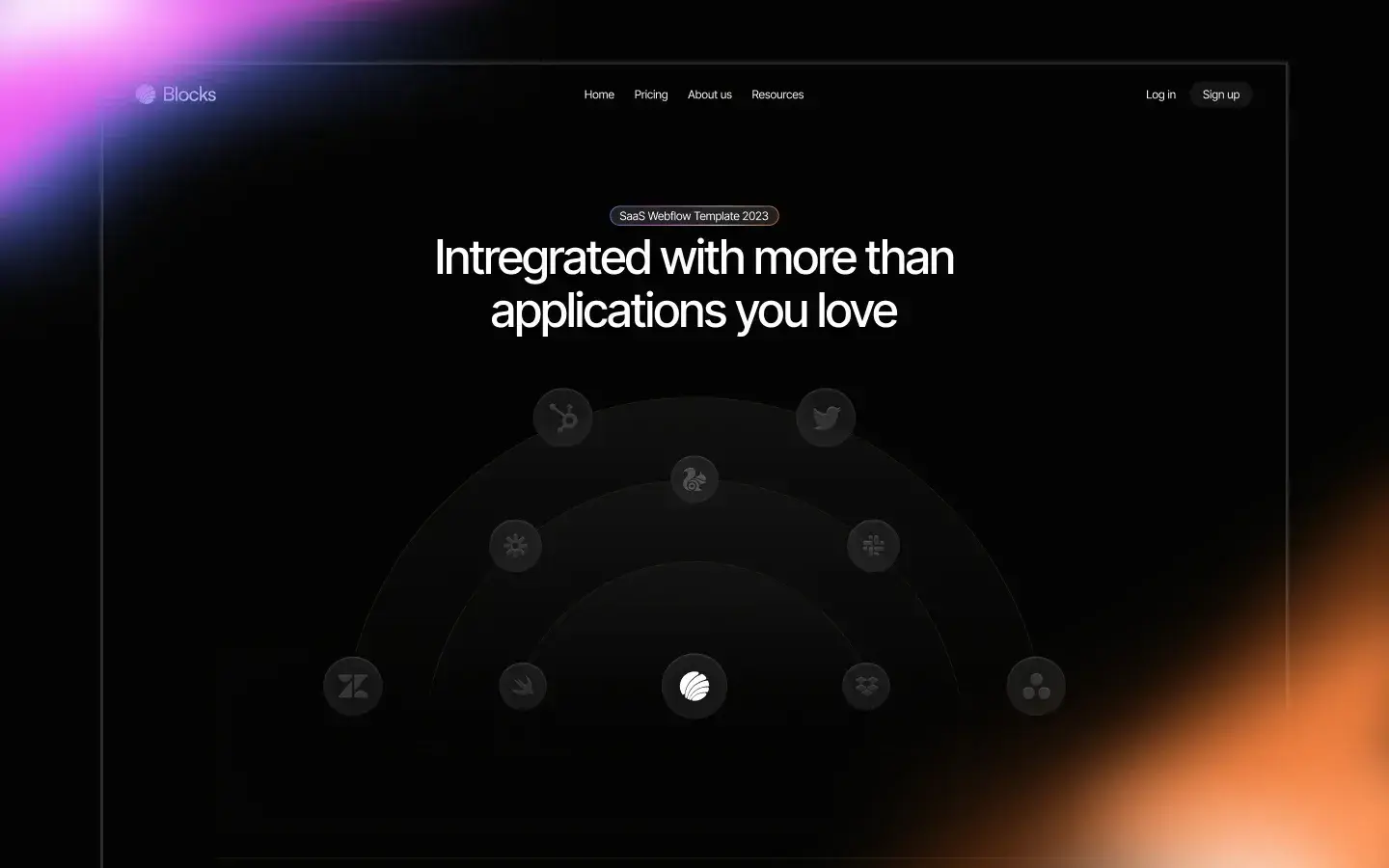 Blocks - SaaS HTML5 Responsive Website Template