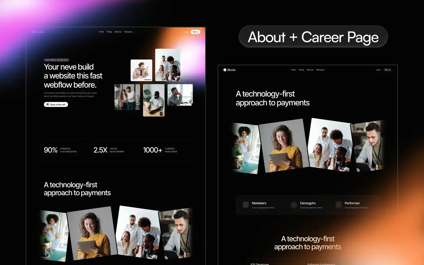 Blocks - SaaS HTML5 Responsive Website Template
