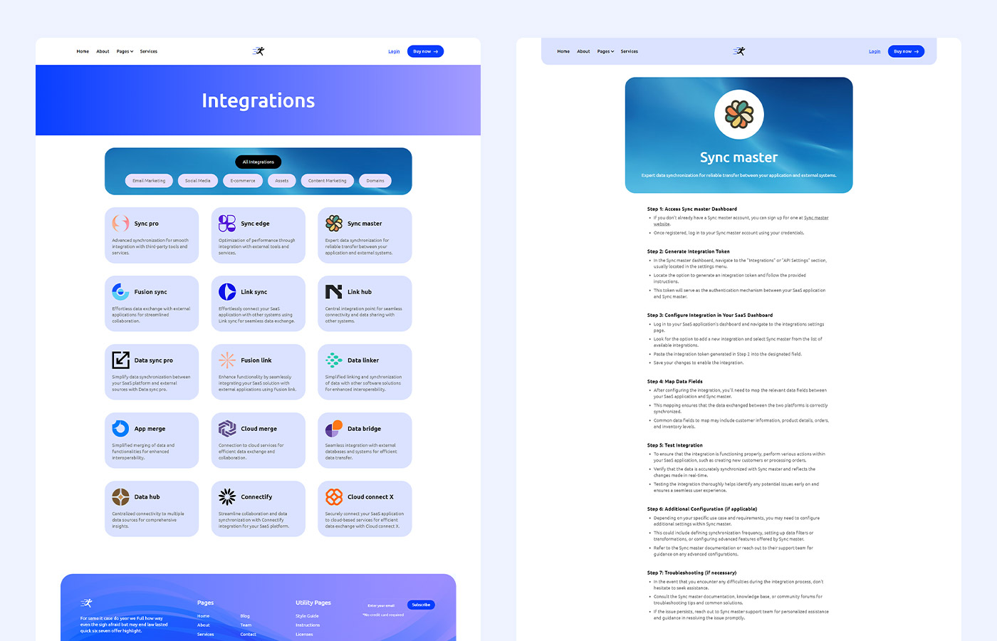 Sasrun - SaaS HTML5 Responsive Website Template