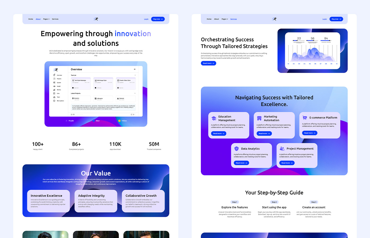 Sasrun - SaaS HTML5 Responsive Website Template