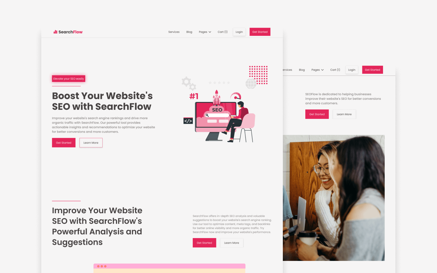 SearchFlow - Marketing HTML5 Responsive Website Template