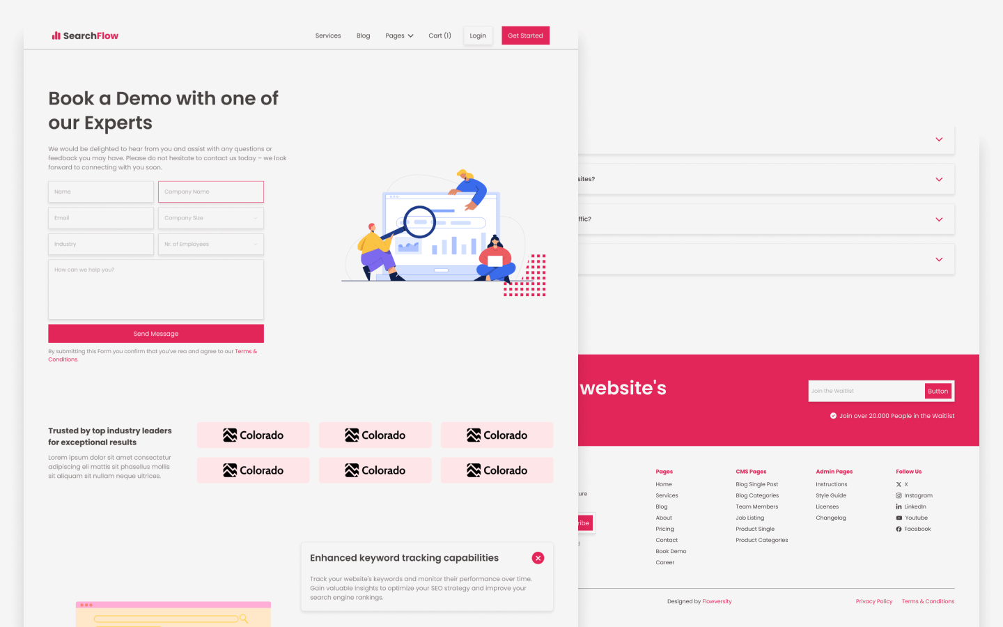 SearchFlow - Marketing HTML5 Responsive Website Template