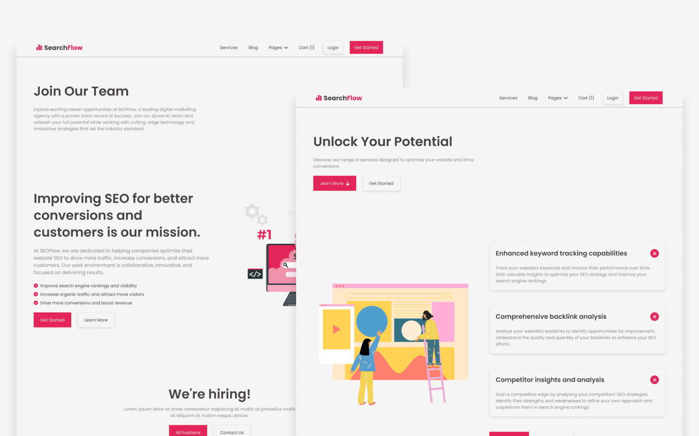 SearchFlow - Marketing HTML5 Responsive Website Template