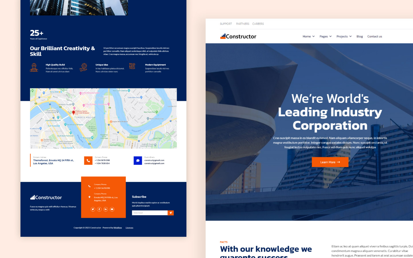 Constructor - Construction HTML5 Responsive Website Template