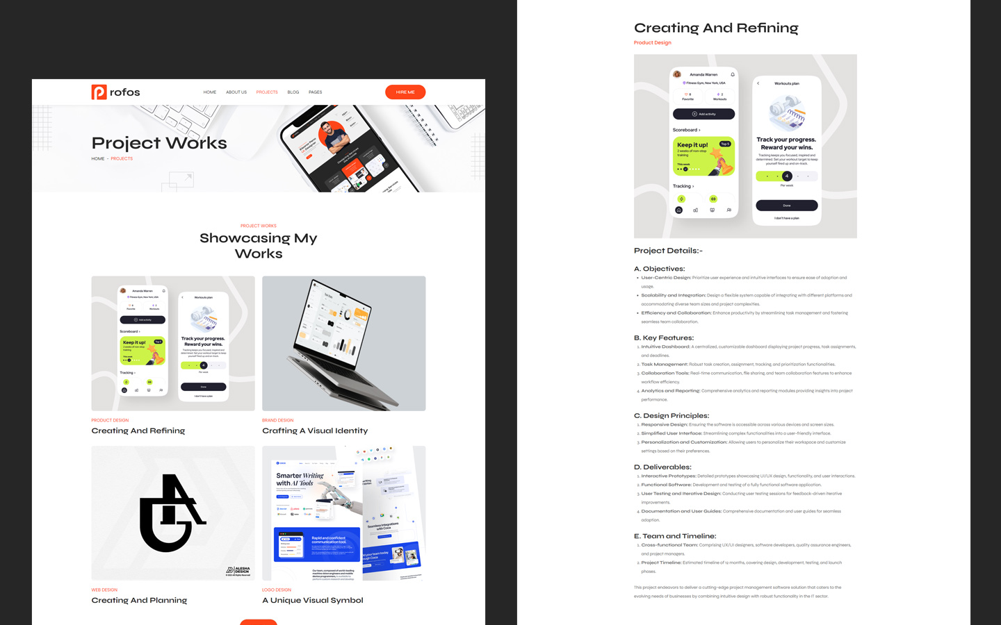 profos - Profile HTML5 Responsive Website Template