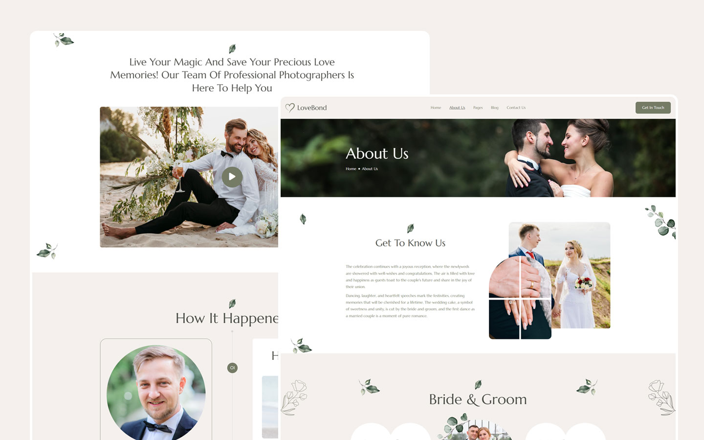 lovebond - Wedding HTML5 Responsive Website Template