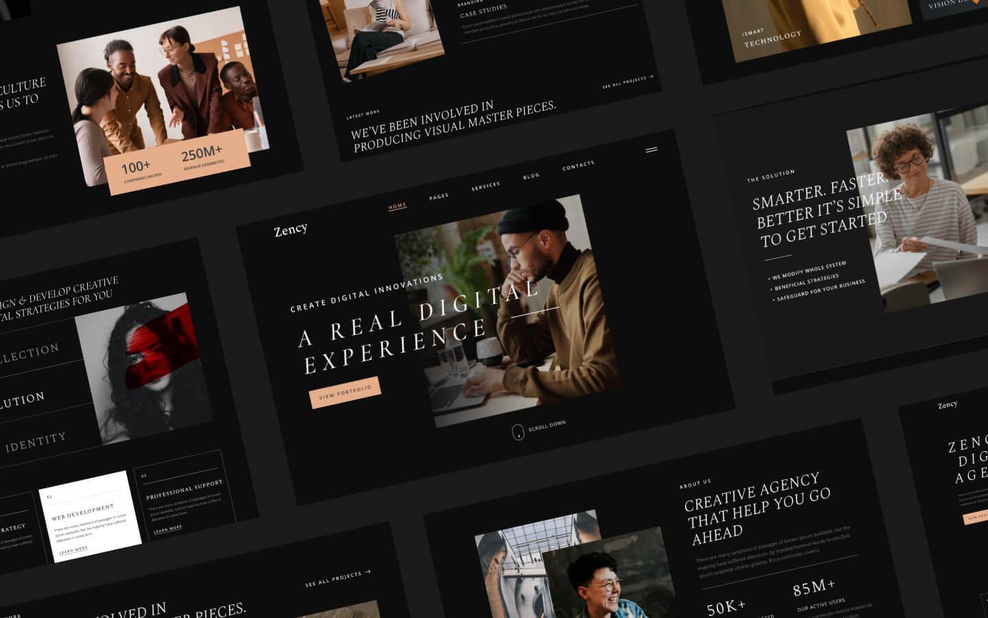 Zency - Creative HTML5 Responsive Website Template