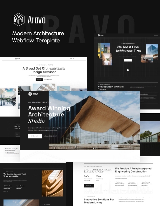 Aravo - Architecture HTML5 Responsive Website Template