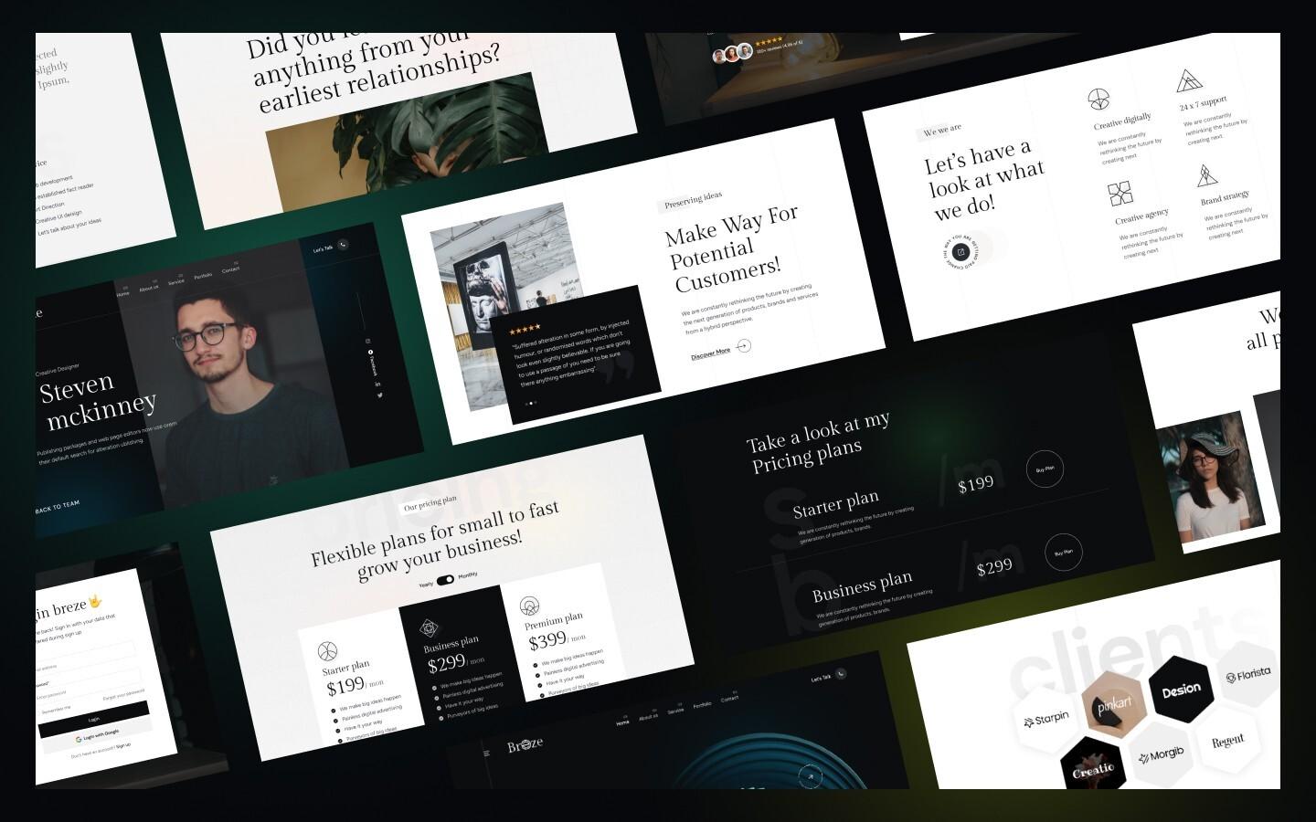 Breze - Creative HTML5 Responsive Website Template