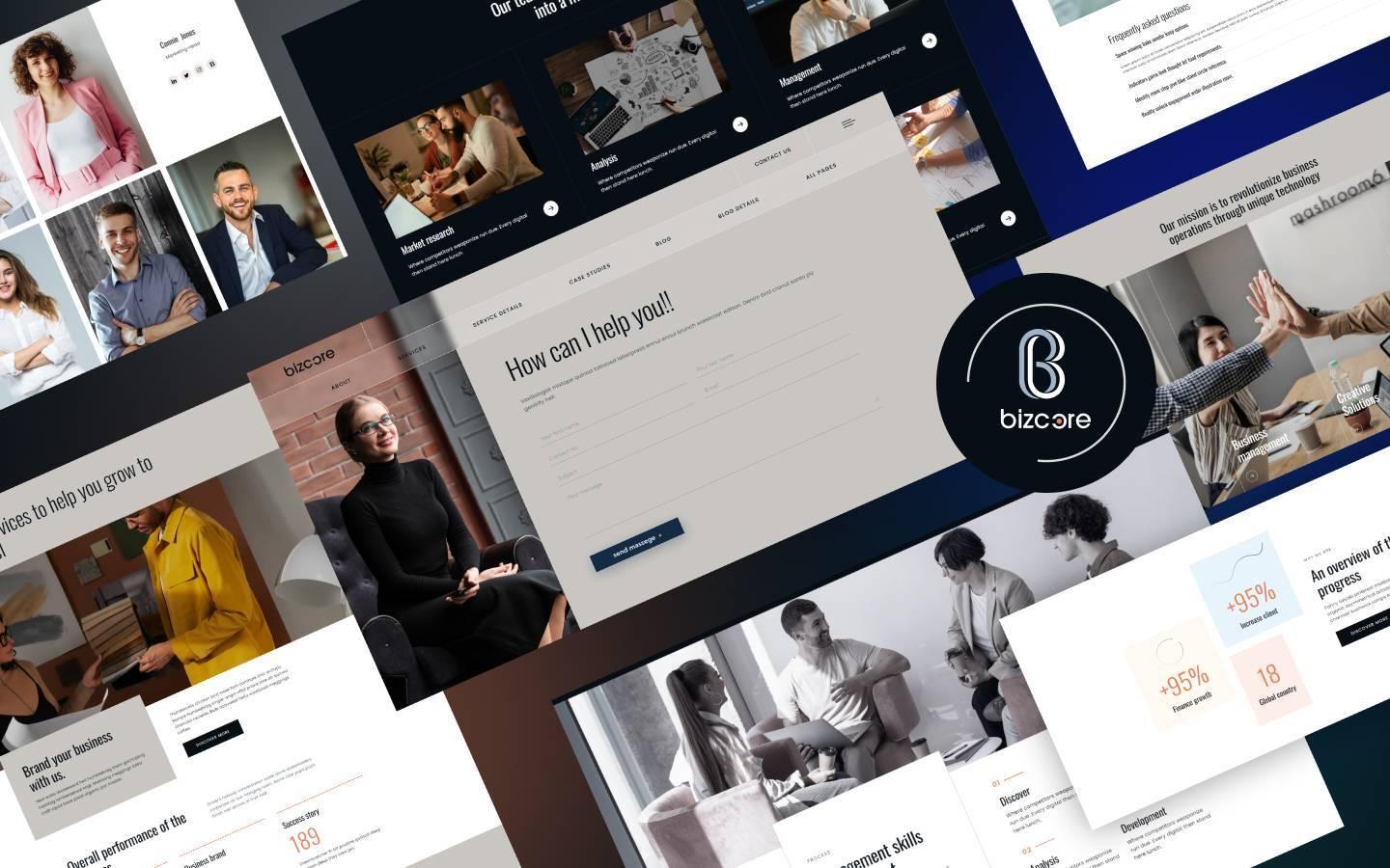Bizcore - Consulting HTML5 Responsive Website Template